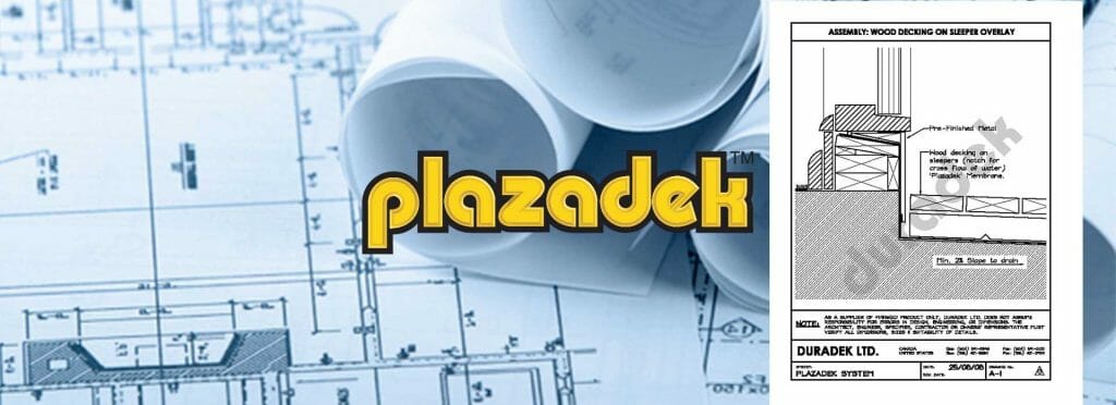 CAD Drawings for Floating Deck Systems - Plazadek - Duradek