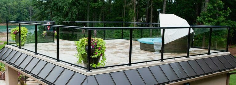 Standard Glass Deck Railing Systems Options - Durarail