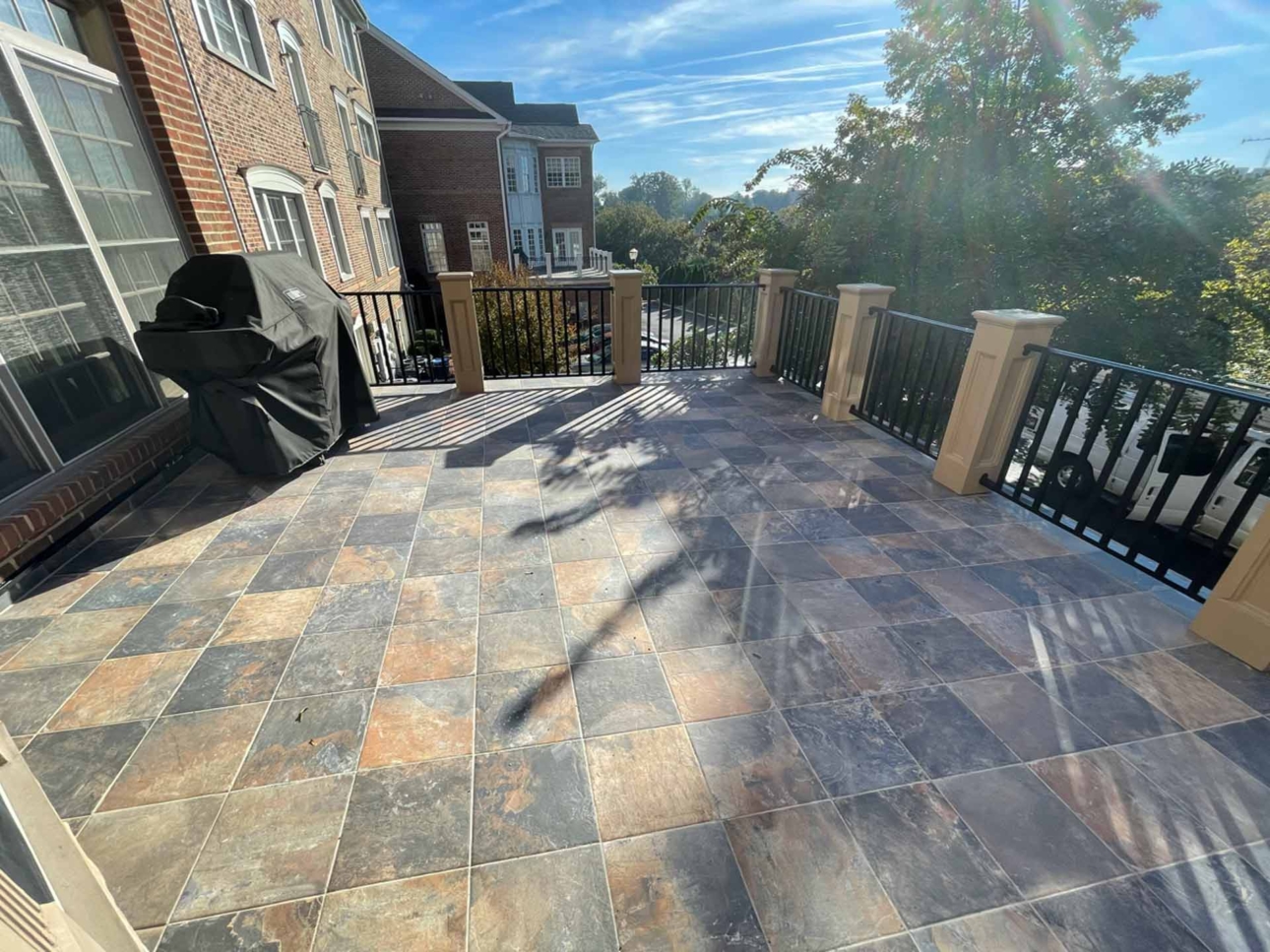 Tile Deck Images - Beautiful, Waterproofed Outdoor Tile Decks | Tiledek