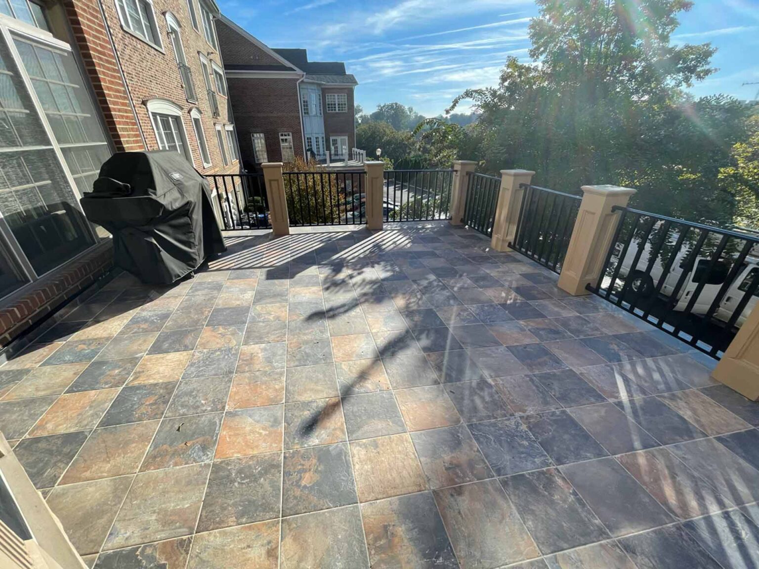 Tile Deck Images - Beautiful, Waterproofed Outdoor Tile Decks | Tiledek