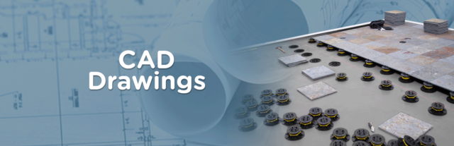 CAD Drawings for Floating Deck Systems - Plazadek - Duradek